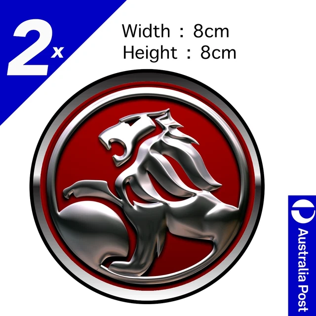 HOLDEN LOGO CHROME, Holden Commodore, Racing Car Logo Sticker $7.80 ...