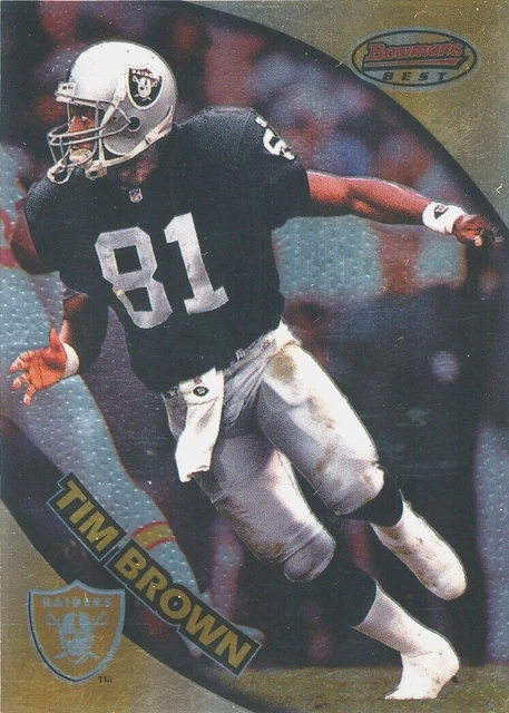 BOWMAN'S-BEST TIM BROWN RAIDERS Notre Dame HOF EUR 1,09 - PicClick FR