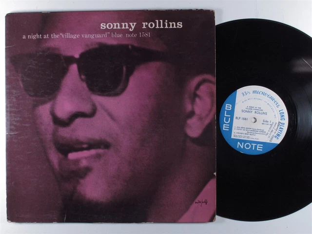 SONNY ROLLINS A Night At The Village Vanguard BLUE NOTE LP mono avec 63ème oreille RVG r EUR 12 ...