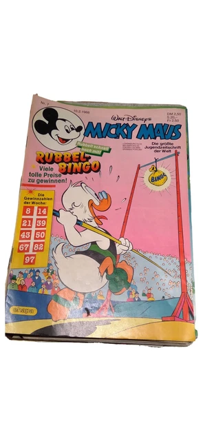 WALT DISNEY MICKY Maus Zeitschrift Nr. 7 1988 Aventure Comic EUR 2,95 ...