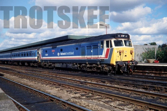 35MM SLIDE BR British Railways Diesel Loco Class 50 50037 1988 Oxford ...