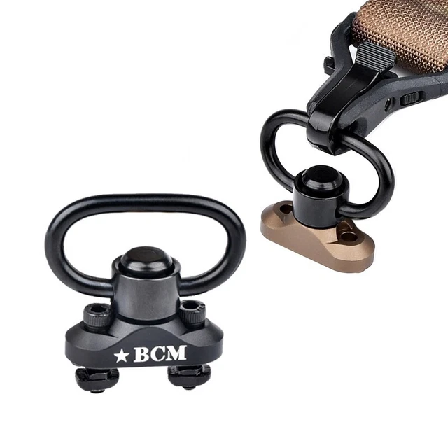 BCM QD SLING Swivel Adapter Rail Mount For M-LOK KEYMOD System Strap ...