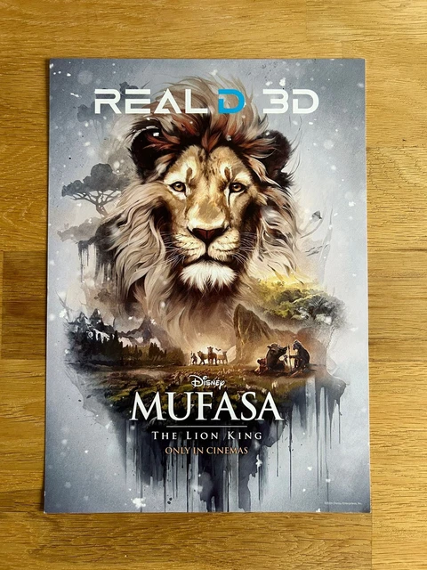 DISNEY'S MUFASA THE Lion King Film Poster £4.00 - PicClick UK