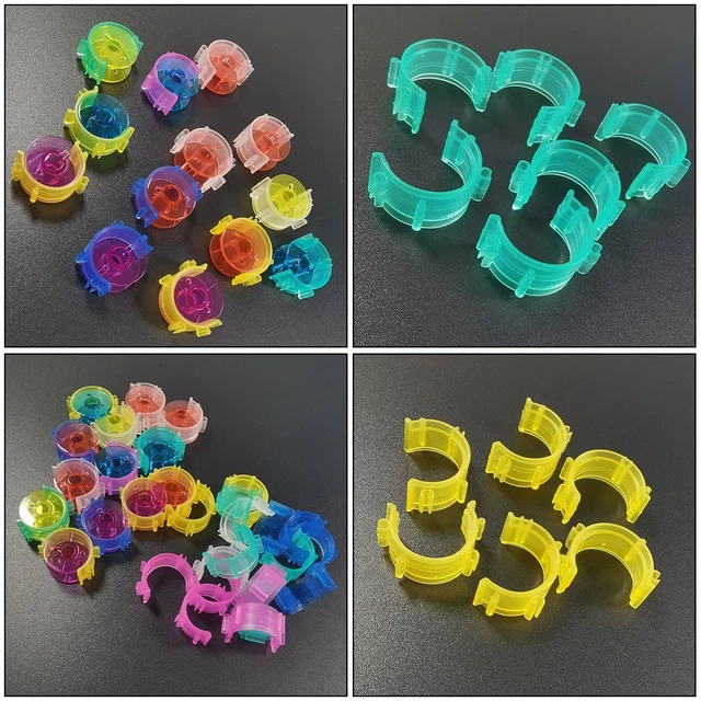 50 PCS MIXED Color Sewing Bobbin Small Clips Plastic Tool Accessory $19 ...