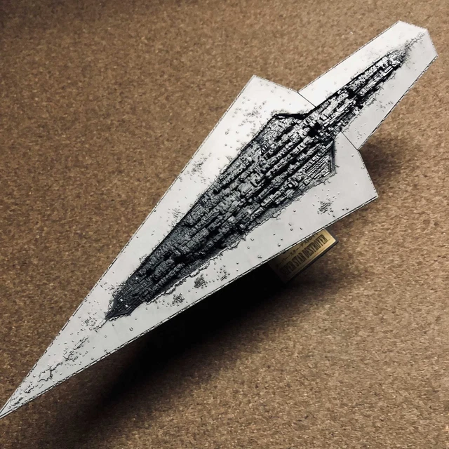 STAR WARS SUPER Star Destroyer Executor Painted Model Figure L:14cm/5 ...