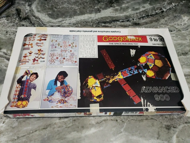 VINTAGE GOOGOLPLEX ADVANCED 900 Space Building Toy Set Arlington Hews ...