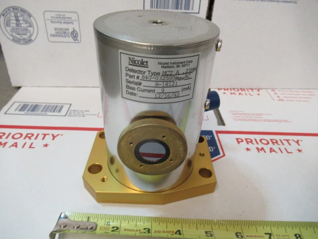 NICOLET CRYOGENIC SENSOR Infrared Detector Mcta .25Mm Dewar As Pictured ...