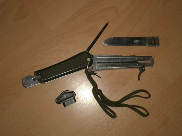 ORIGINAL BUNDESWEHR BW Kappmesser, Fallmesser, Fallschirmjäger Messer ...