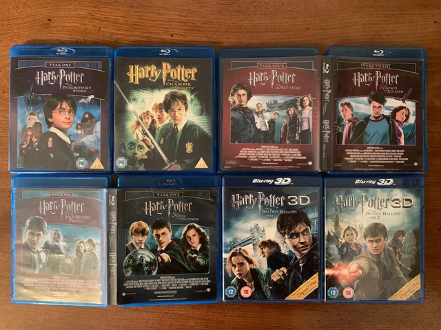 HARRY POTTER - Complete 8-Film Collection Blu-ray (Deathly Hallows 3D) 11 Discs EUR 14,05 ...