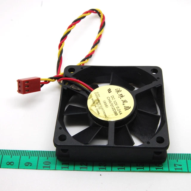 PC COMPUTER CASE System Cooling Fan Cooler 12v 12volt 60mm 3Pin 60x60x15mm 6cm EUR 2,66 ...