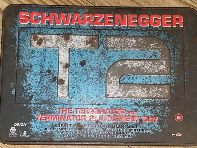 TERMINATOR T2 LIMITED EDITION BOX SET VHS VIDEO IN TIN CASE w/BOOKLET INCLUDED EUR 11,68 ...
