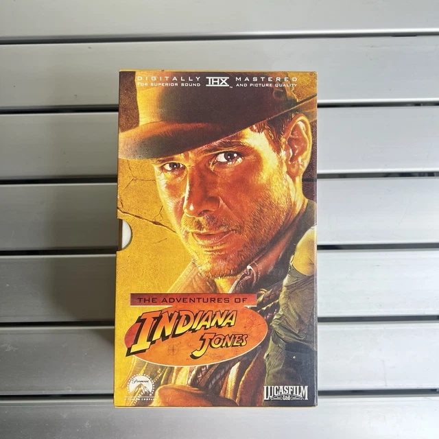 INDIANA JONES BOX Set Trilogy With Map VHS VCR Video Tape Digitally ...