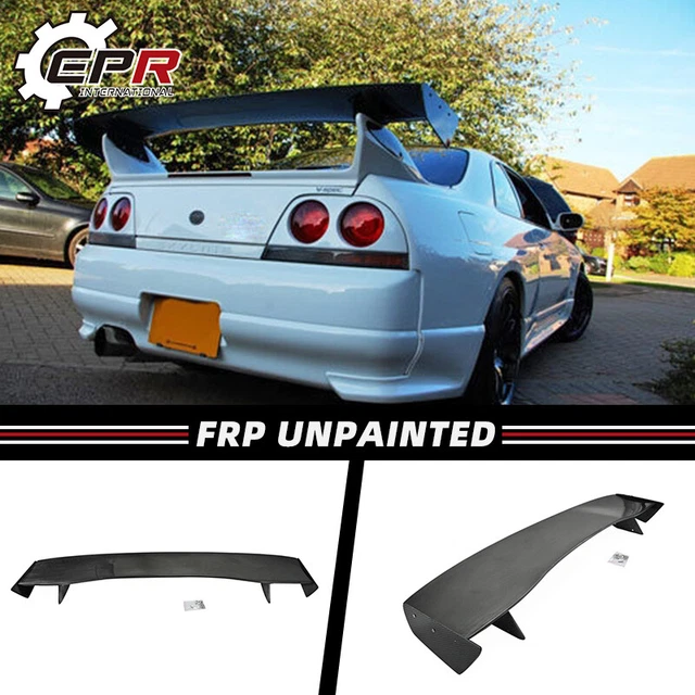 FOR NISSAN SKYLINE R33 GT-R Fit GTR Rear Base FRP Bee-R GT Spoiler Wing ...