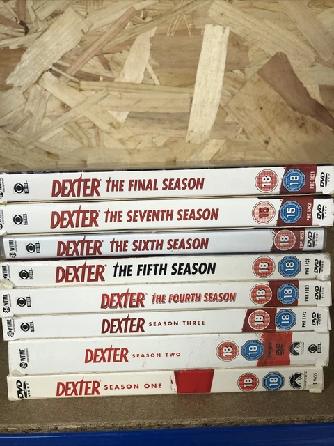 DEXTER COMPLETE SEASONS box set 1-8 Tv Series 1,2,3,4,5,6,7,8 £24.99 ...