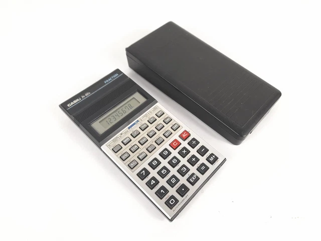 CASIO FX-82D FRACTION Scientific Calculator Personal Pocket Computer ...