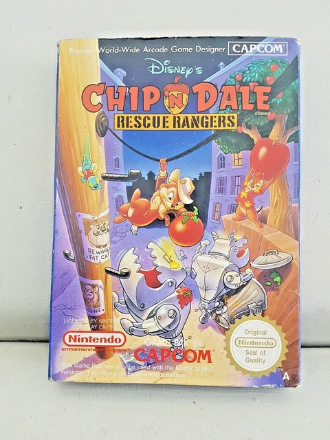 CHIP N DALE Rescue Rangers Nintendo Entertainment System Nes Capcom ...