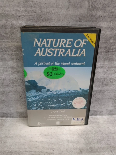 NATURE OF AUSTRALIA Part 1 VHS Movie Video Cassette Tape $19.90 ...