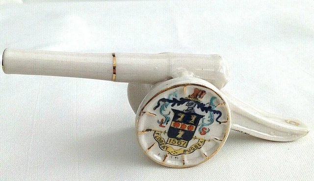 WW1 CRESTED CHINA field gun crest Floreat Rugbea Arcadian China £25.00 ...