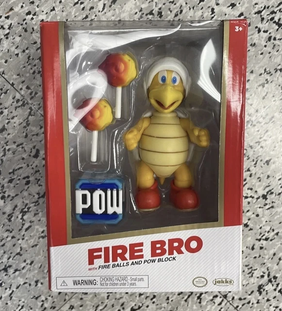 NEW JAKKS PACIFIC Super Mario World of Nintendo Fire Hammer Bro 4 ...