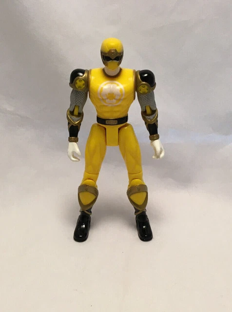 VINTAGE BANDAI 2002 Power Rangers Ninja Storm Yellow Ranger Action ...