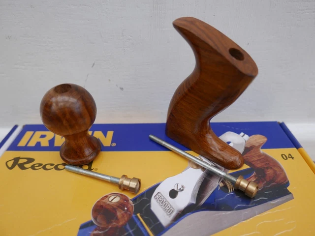 IRWIN RECORD T04 Bench Plane Wooden Handle & Knob With Bolts £19.89 ...