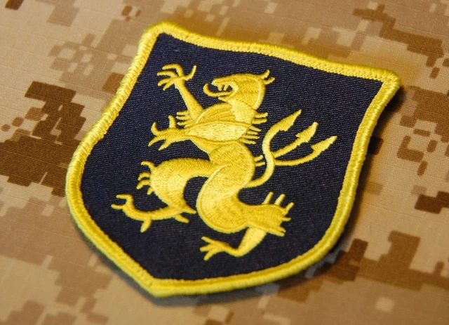 NSWDG NAVY SEAL Team 6 DEVGRU Lion Gold Squadron Blue & Yellow Patch ...