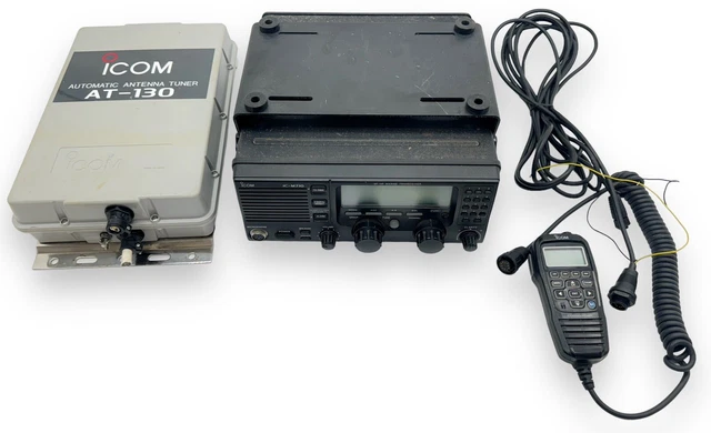 ICOM IC-M710 Marine MF/HF SSB Transceiver + AT-130 Antenna + Command ...