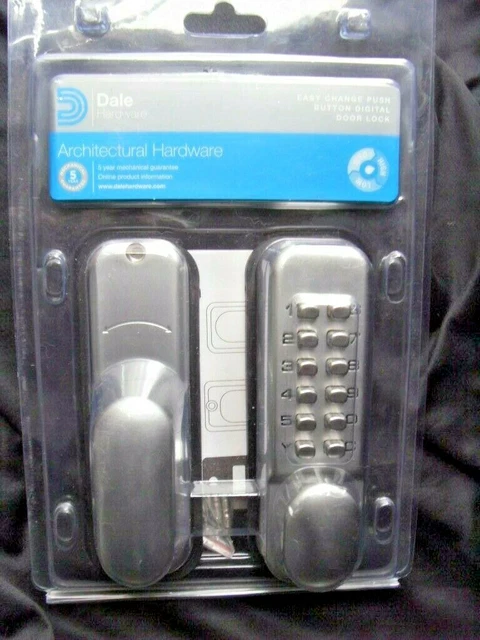 DALE HARDWARE EASY Change Push Button Digital Door Lock £17.99 ...