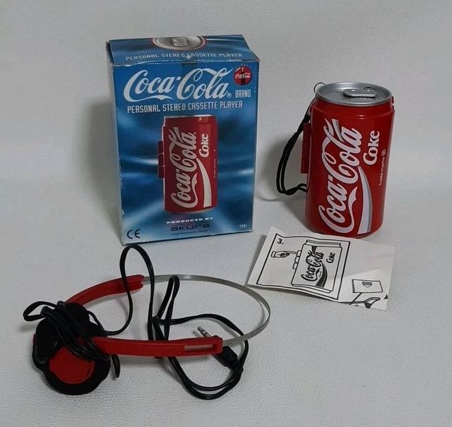 COCA COLA AKURA Personal Stereo Cassette Player OVP C401 Walkman ...