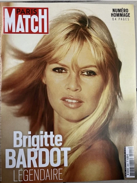 PARIS MATCH - BRIGITTE BARDOT - HOMMAGE Magazine French Newspaper EUR 6 ...