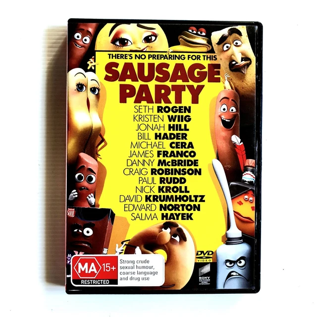 SAUSAGE PARTY DVD 2016 Adult Animated Comedy, Seth Rogen Gift Region 2 ...