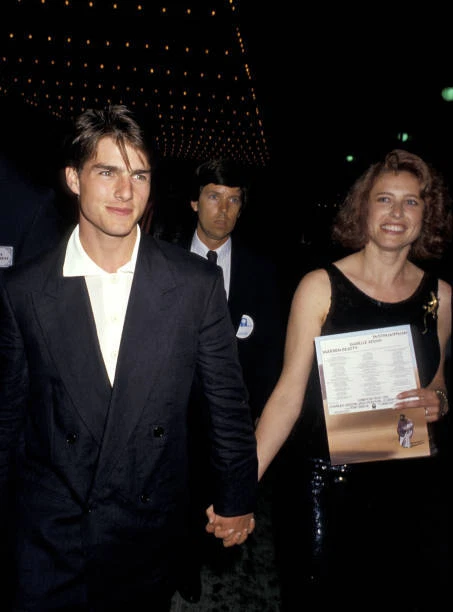 Tom Cruise And Mimi Rogers At Ishtar Premiere La At Plitt Th 1987 Old