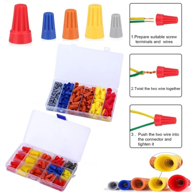 TYPE CRIMPING CAP Fast Connector Spring Cap Crimp End Quick Wiring ...