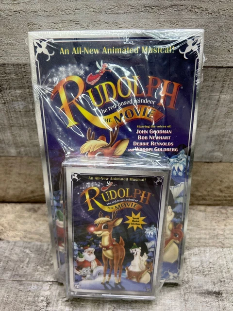 RUDOLPH THE RED Nosed Reindeer The Movie VHS & Audio Cassette Set - NEW ...