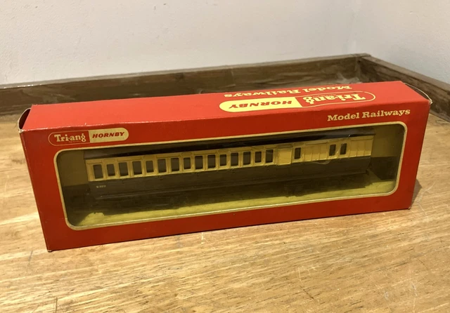 TRIANG OO GAUGE R333 GWR Brake 3rd Coach Clerestory Roof £19.95 ...