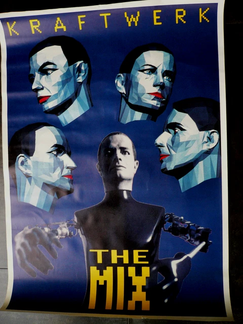 KRAFTWERK - &THE Mix" Original Promotion Poster ! Rar !! Like New ! EUR ...