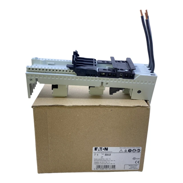 EATON BBA0-25 BUSBAR Adapter 690V 25A 3-Leitungen Ve: 4STK $74.20 ...