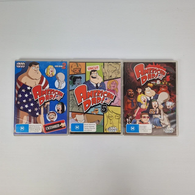 AMERICAN DAD SEASONS 2 5 8 DVD Region 4 9 Disc Set Seth McFarlane EUR ...