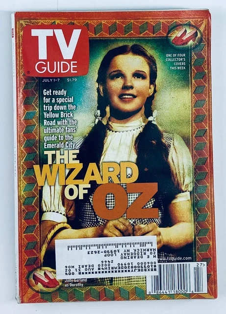 TV GUIDE MAGAZINE July 1 2000 Judy Garland in Wizard of Oz NY Metro Ed ...