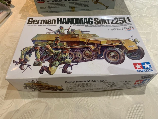 TAMIYA 1/35 SCALE Hanomag Sd.Kfz. 251/1 WW2 German model kit £10.00 ...