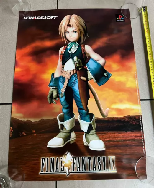 POSTER : FINAL Fantasy IX Playstation Sony PLV Display PS1 Promo ~60cm ...