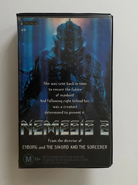 NEMESIS 2 [VHS] Palace Roadshow Big Box Ex-Rental Video Tape Albert Pyun Action £23.09 - PicClick UK