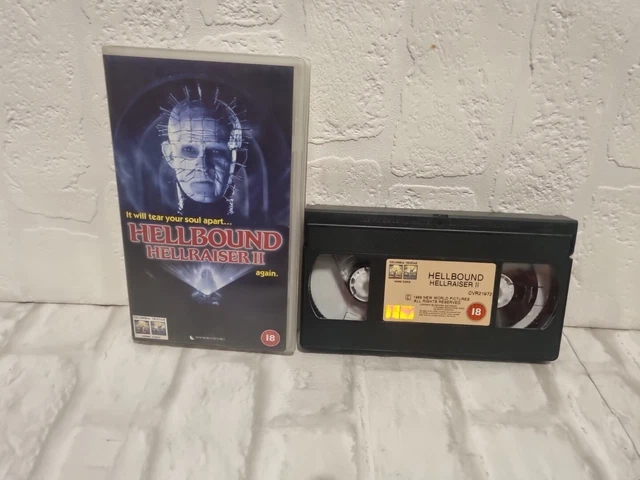 HELLRAISER 2 HELLBOUND VHS Pal. Classic 80s Horror. Film. Pinhead. Clive Barker £8.00 - PicClick UK