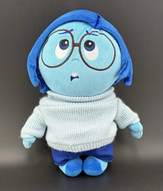 DISNEY STORE WORLD Parks Inside Out 2 Sadness Blue Doll Plush Toy 10 ...