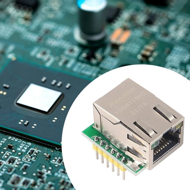 WIZ820IO SPI TO LAN Converter USR-ES1 SPI interface Ethernet Module $17 ...