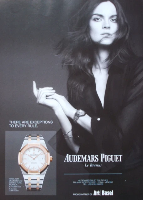 2016 ADVERTISING WERBUNG AUDEMARS PIGUET ROYAL OAK ROSE GOLD WATCH £2. ...