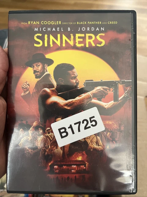 SINNERS (DVD, 2025) Michael B Jordan Ryan Coogler vampire southern ...