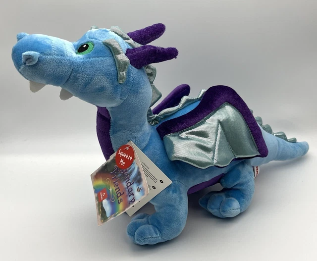 NWT AURORA LEGENDARY Friends Blue Dragon Plush Toy $17.99 - PicClick