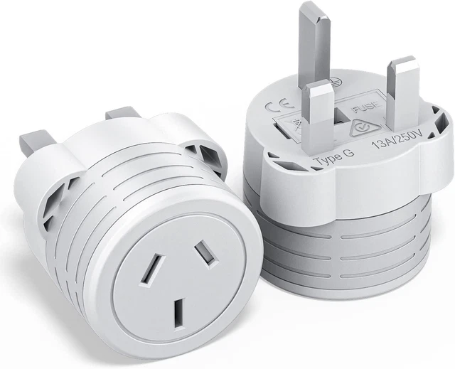 HEYMIX UK TRAVEL Adapter, Universal Plug for Australia, International ...