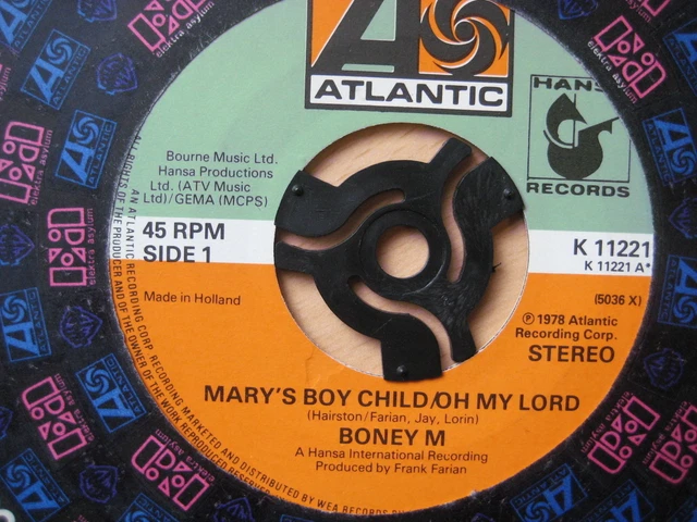 BONEY M - Mary's Boy Child / Oh My Lord £1.75 - PicClick UK